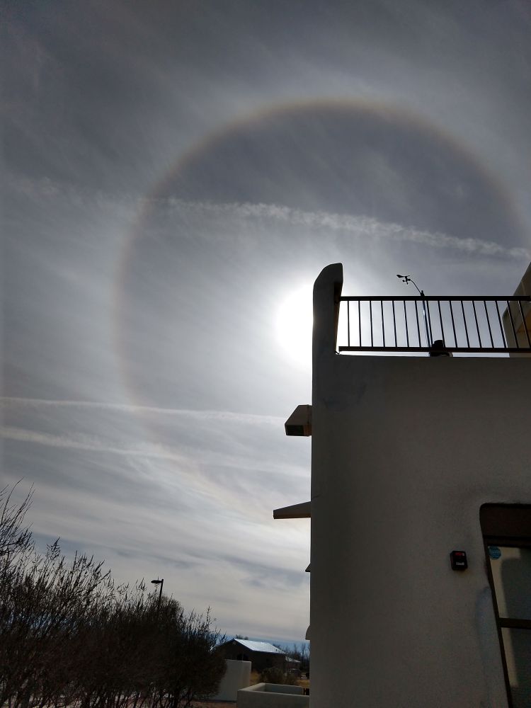 The 22 degree halo around the Sun | Las Cruces Academy