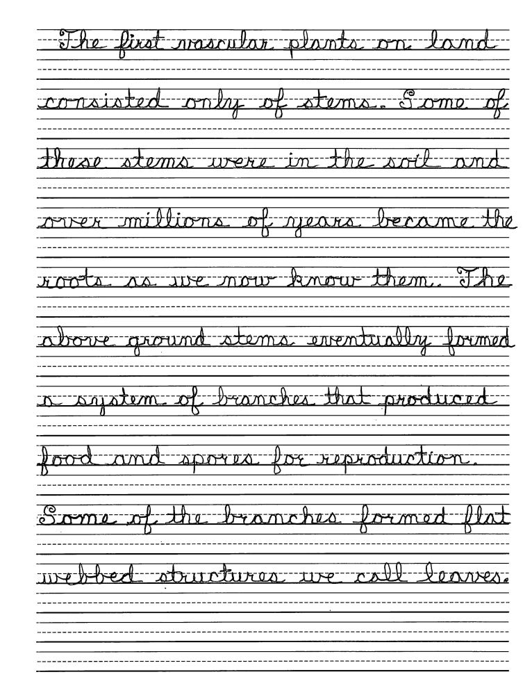 Yes, our students learn cursive | Las Cruces Academy