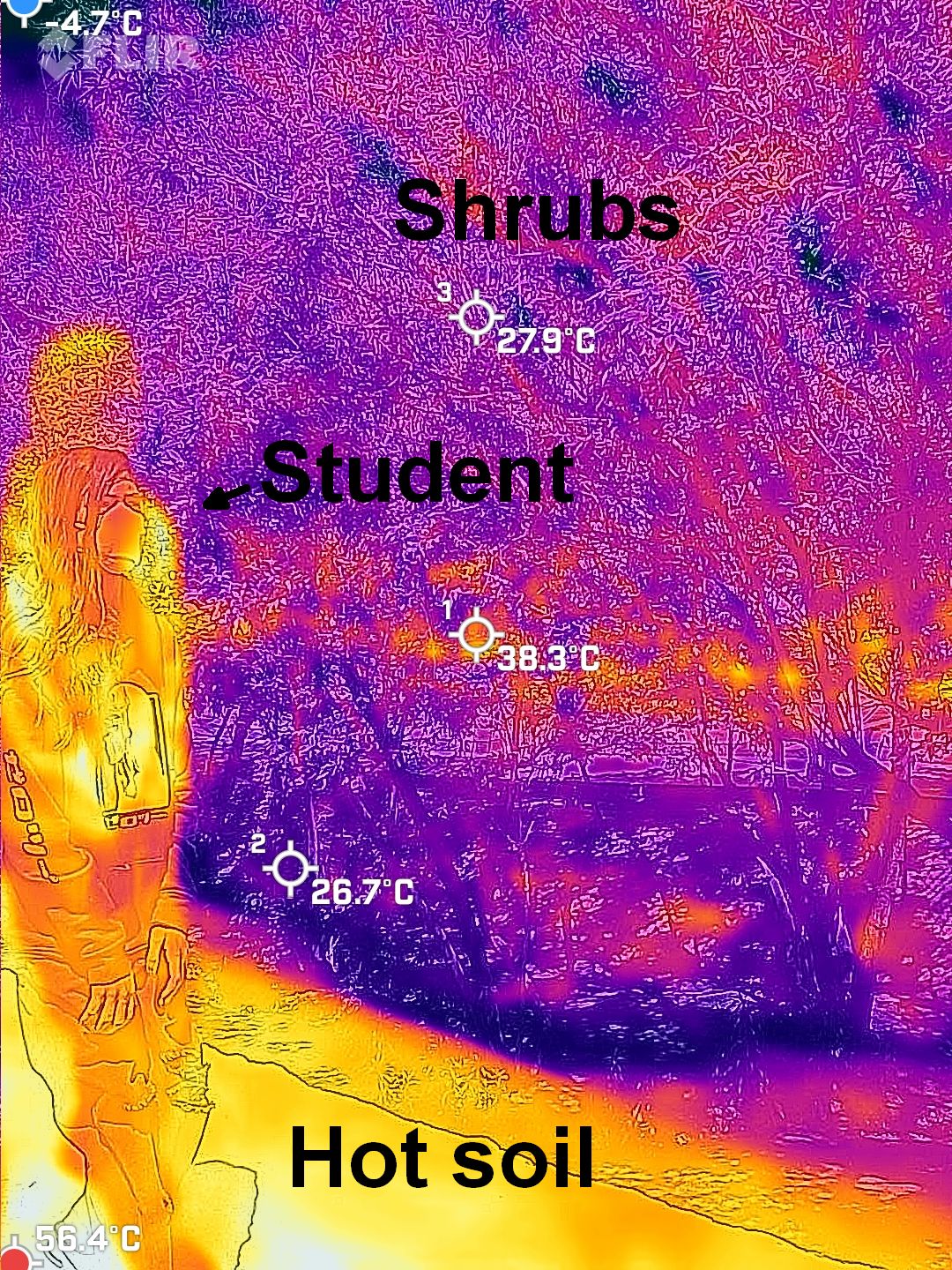 TIR image natural surfaces | Las Cruces Academy